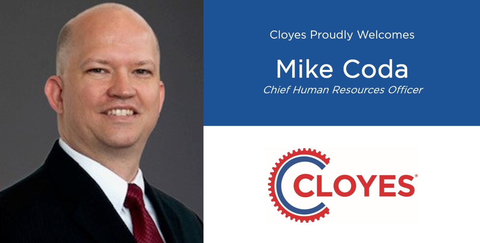 Cloyes Adds New CHRO to Executive Leadership Team, Mike Coda